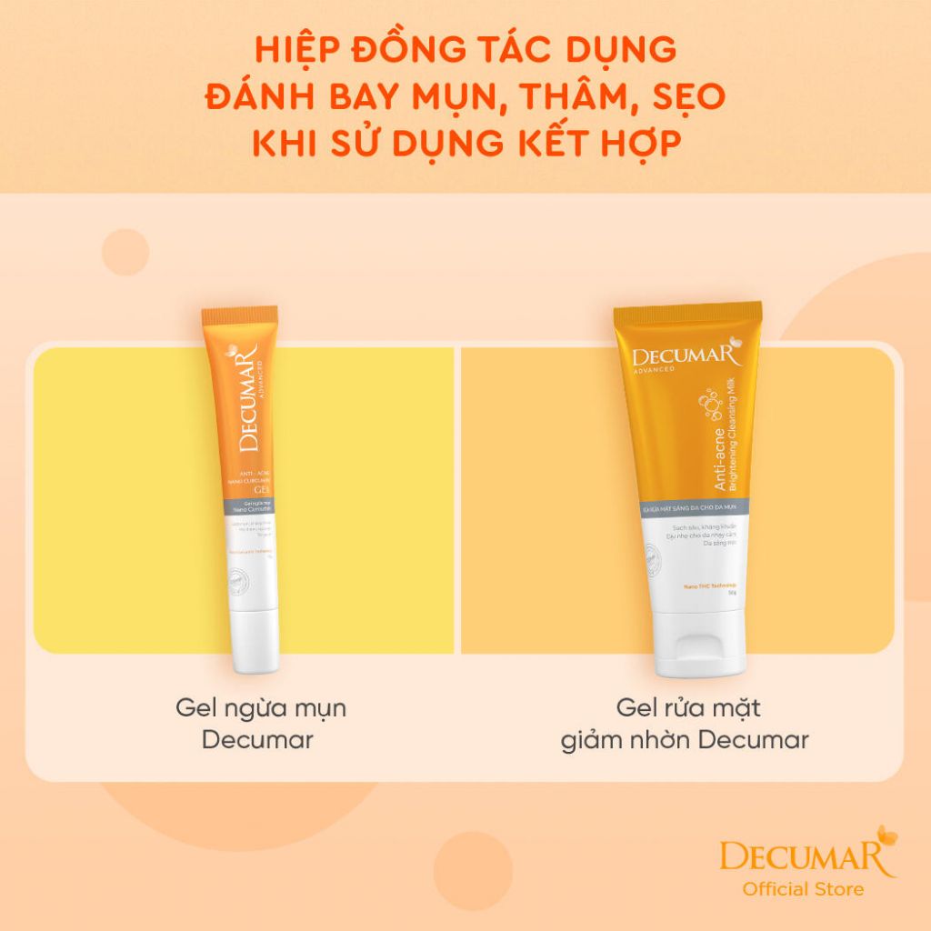 Kem chống nắng kiểm soát nhờn cho da mụn Decumar Advanced 50g, kiểm ...