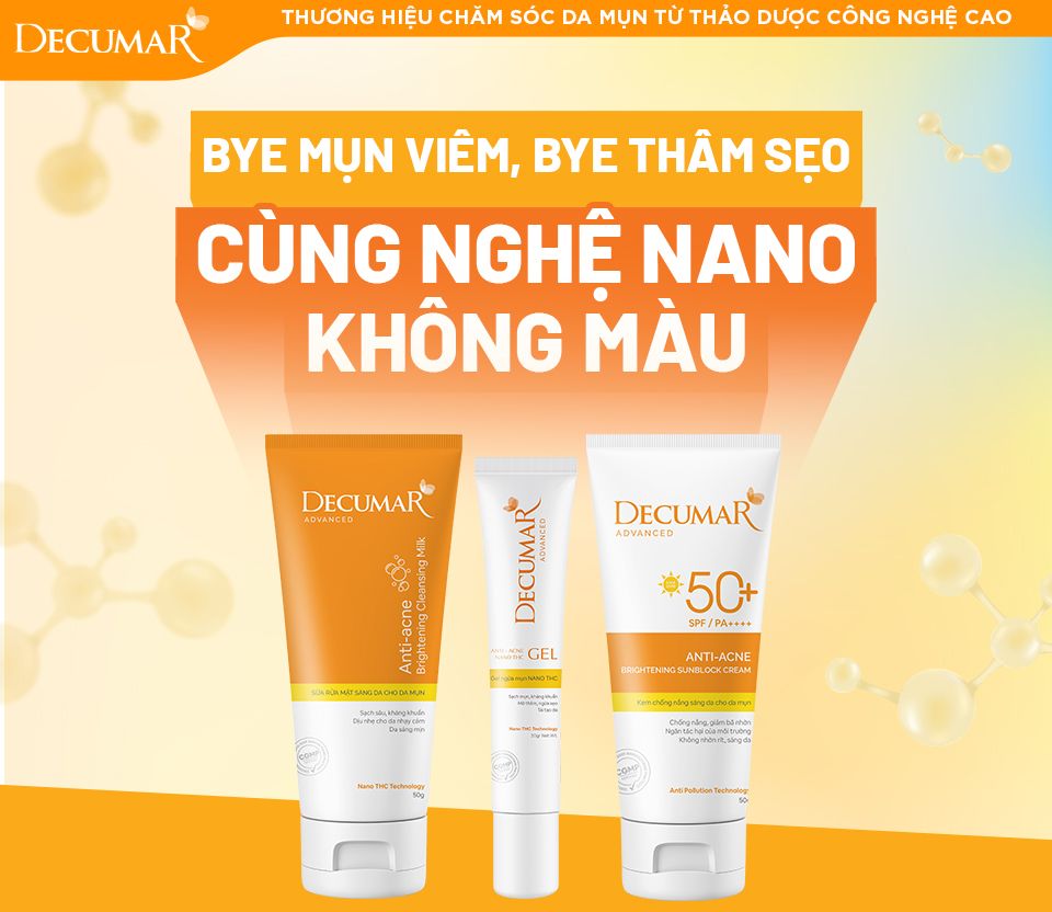 Decumar – Hết Mụn Viêm, Hết Thâm Sẹo, Chăm Sóc Da Hiệu Quả - Decumar