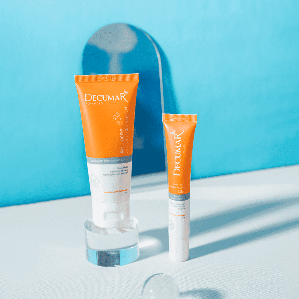Combo cơ bản Decumar chứa nghệ Nano giúp làm sạch, kháng khuẩn, kháng ...