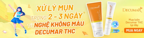 Gel ngừa mụn Decumar NANO THC (Nghệ không màu) 20g , kháng khuẩn, chống ...